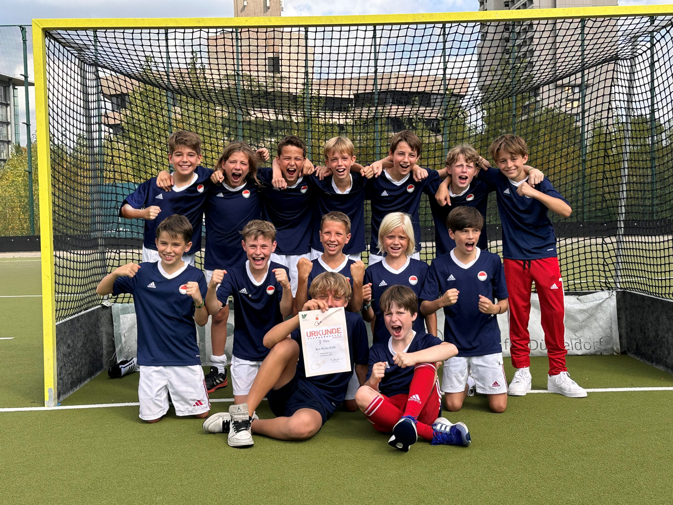 Unsere männliche U12 - Die Drittbesten im Westen! - KTHC Stadion Rot-Weiss